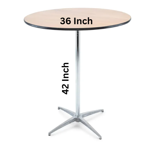 Round Cocktail Table (36 inch) – Ara's Party Rentals