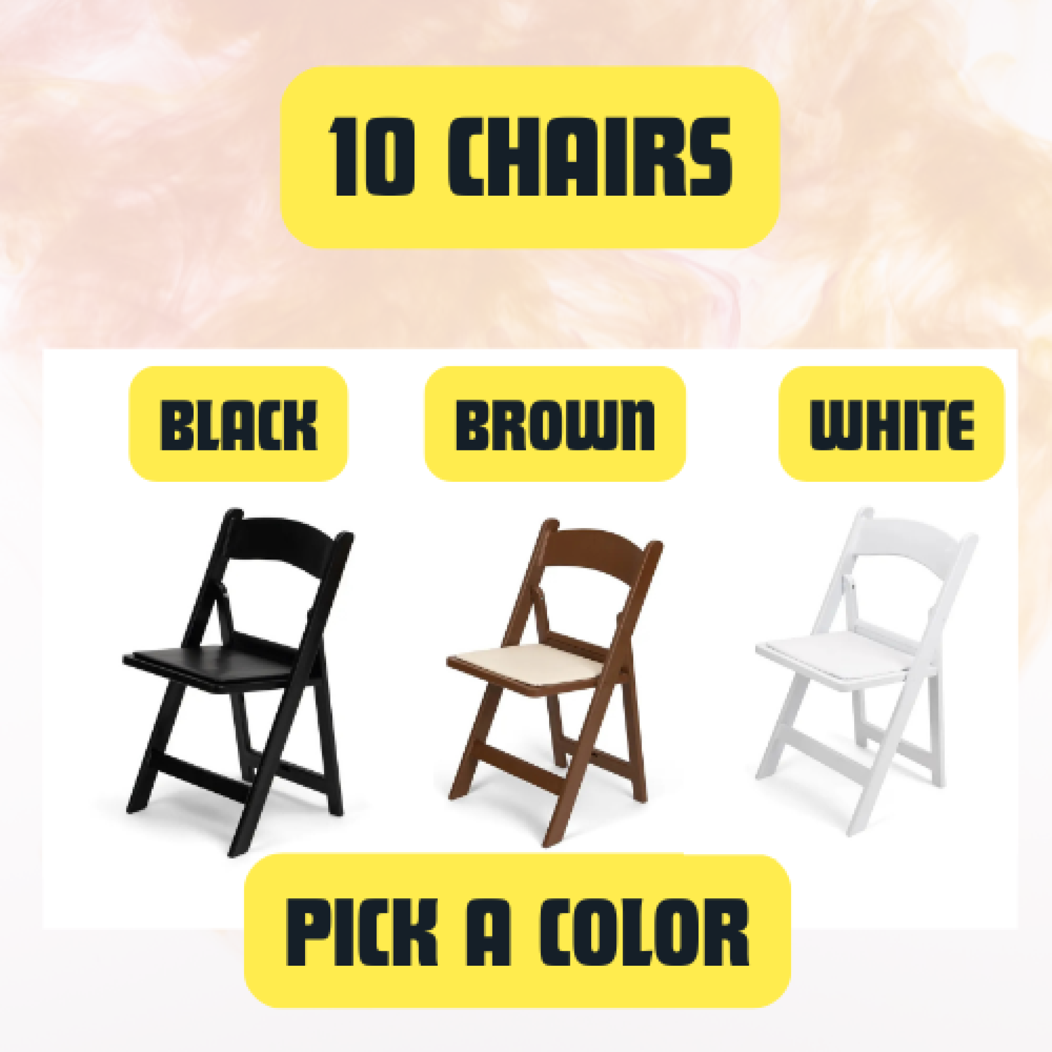 Round Table Package – 10 PEOPLE - Aras Party Rentals