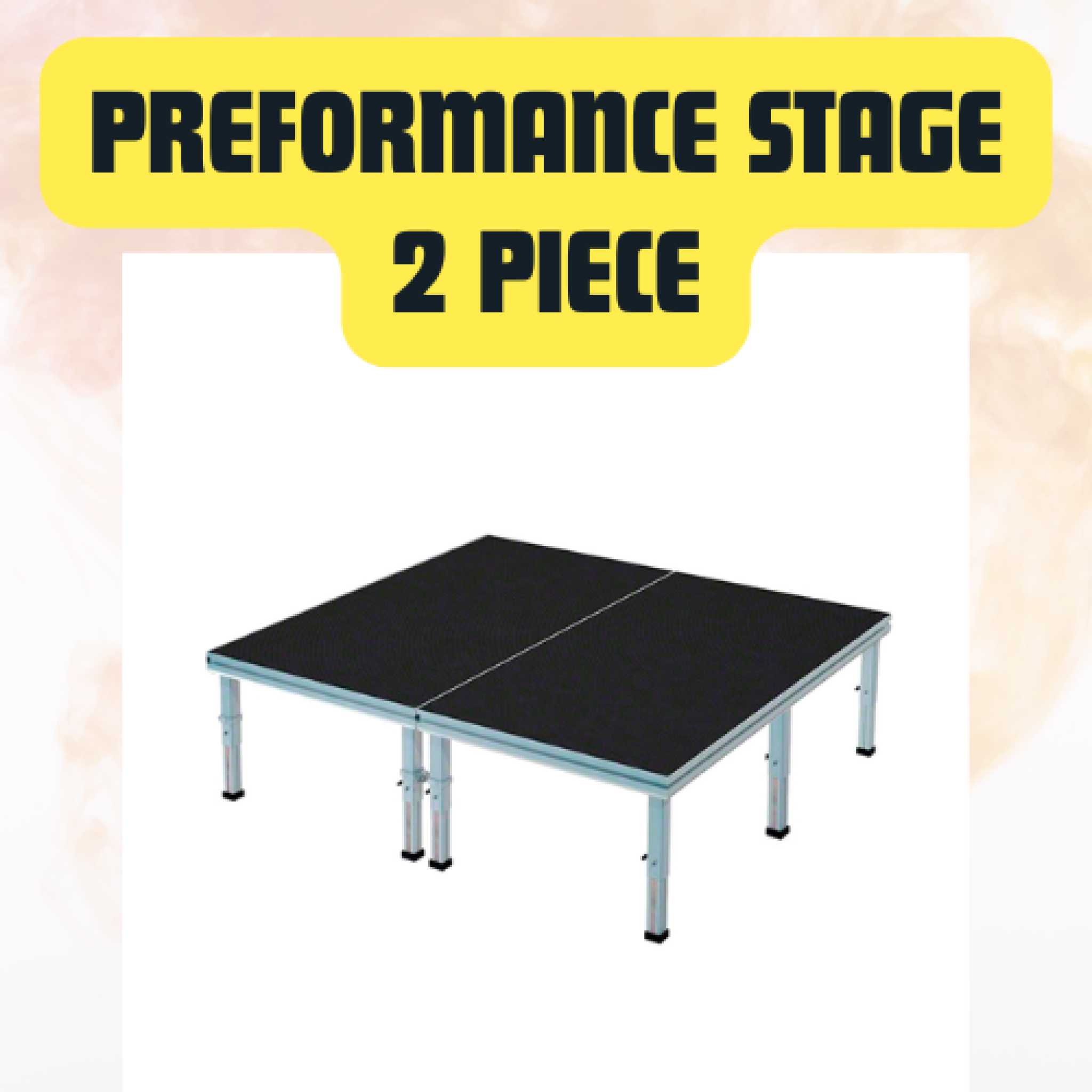 Preformance Stage – 2 Piece - Aras Party Rentals