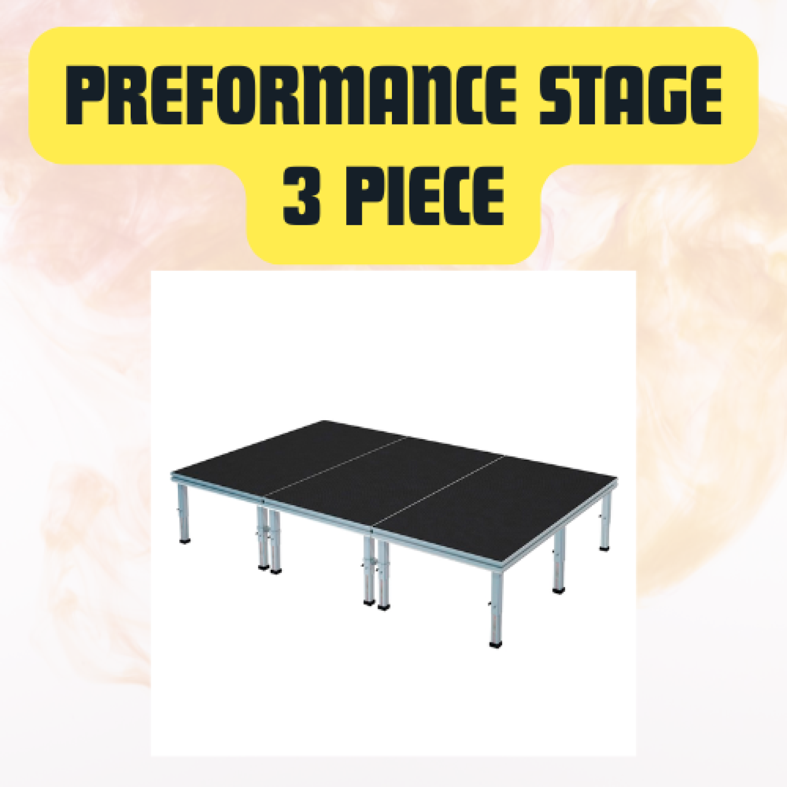 Preformance Stage – 3 Piece - Aras Party Rentals